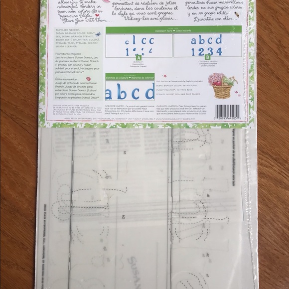 susan branch | Wall Decor | Nwt Susan Branch Stencil Kit | Poshmark
